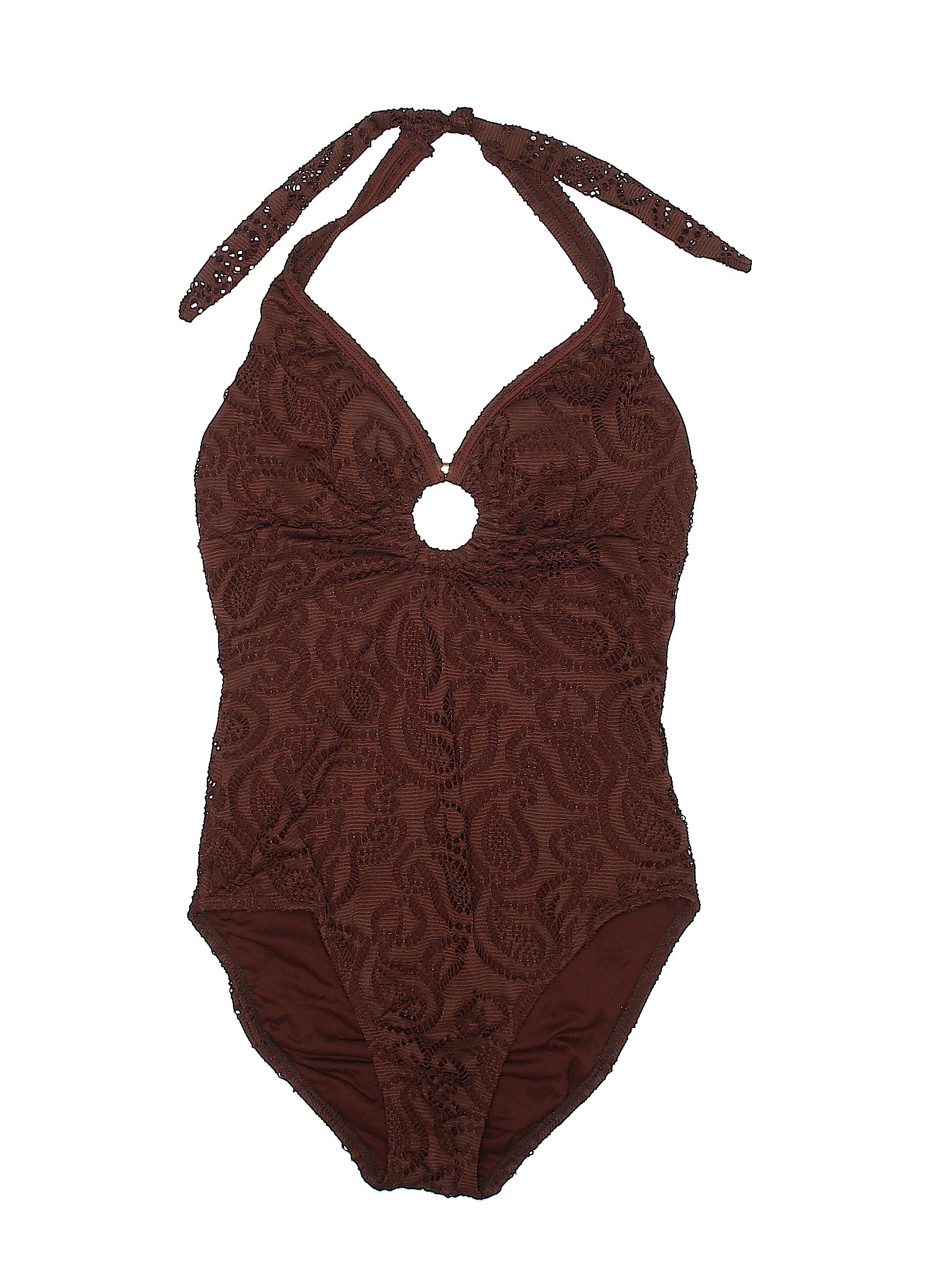 Liquid Blue Lace Dark Green One Piece Swimsuit Size 10 - 70% off | thredUP