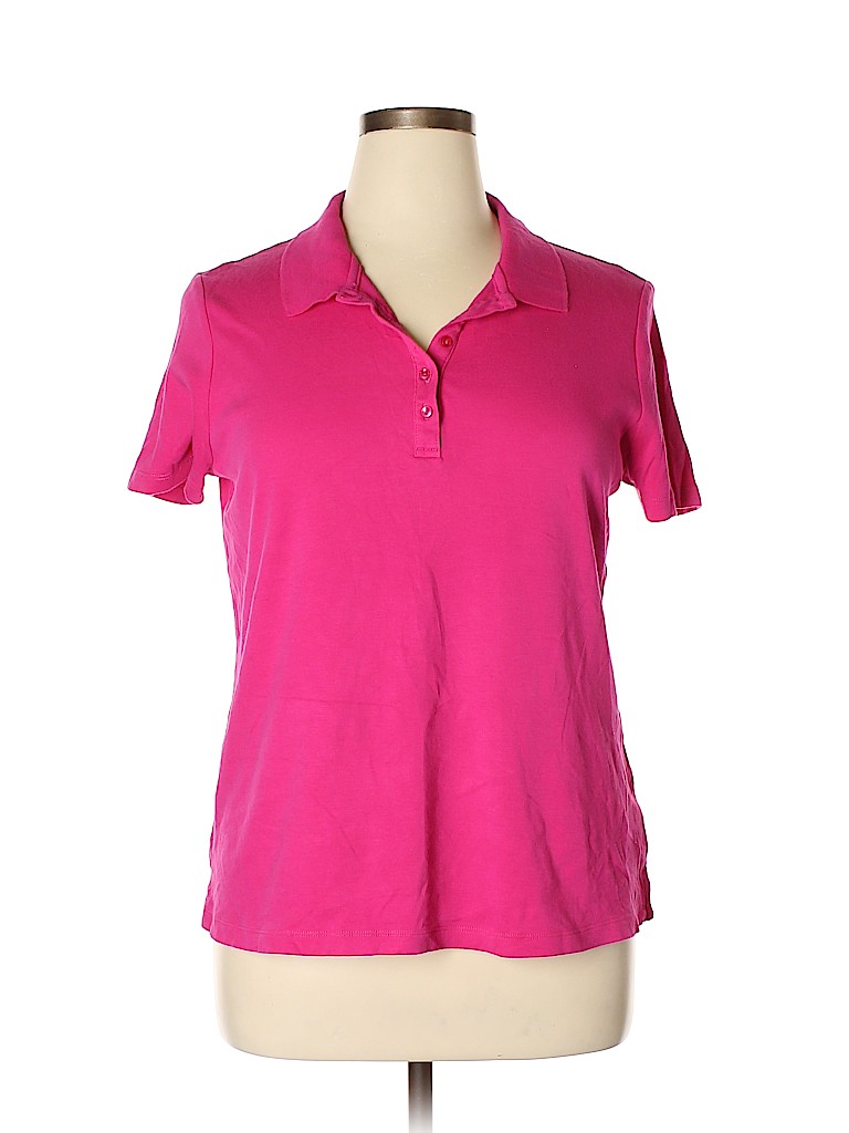 Studio Works 100% Cotton Pink Short Sleeve T-Shirt Size L - 61% off ...