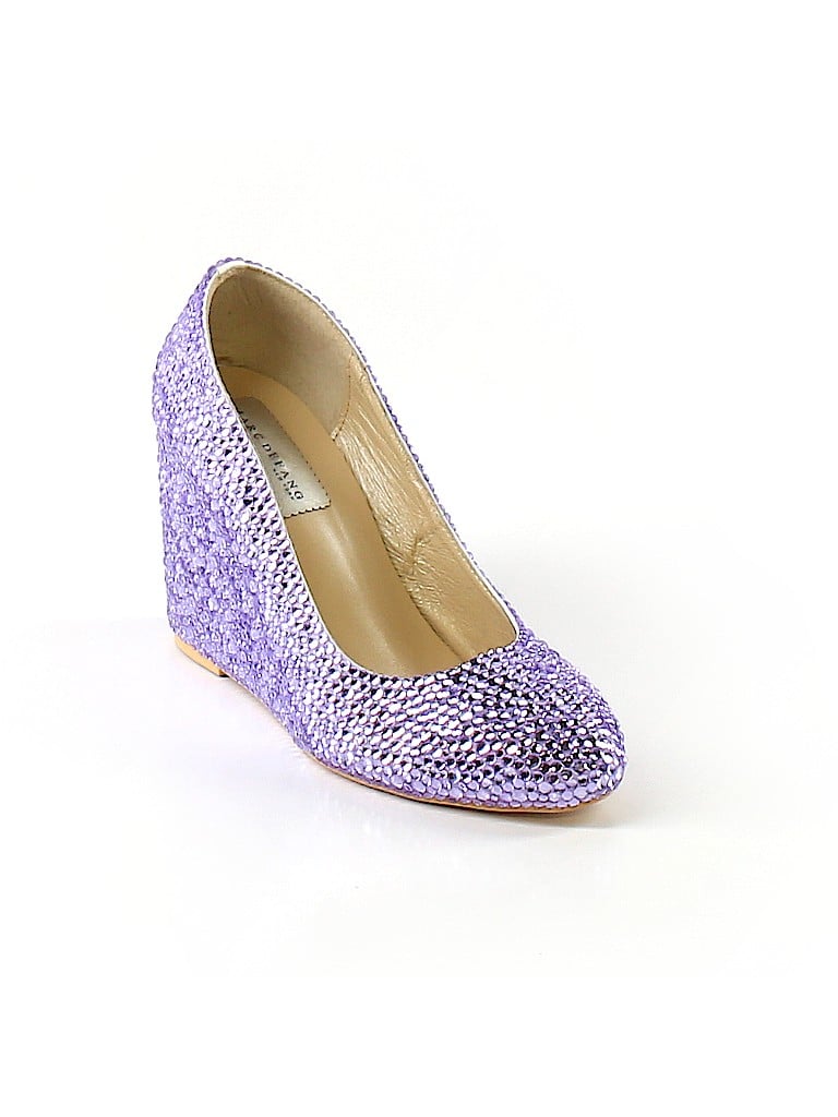 Marc Defang Solid Light Purple Wedges Size 38 (EU) - 89% off | thredUP