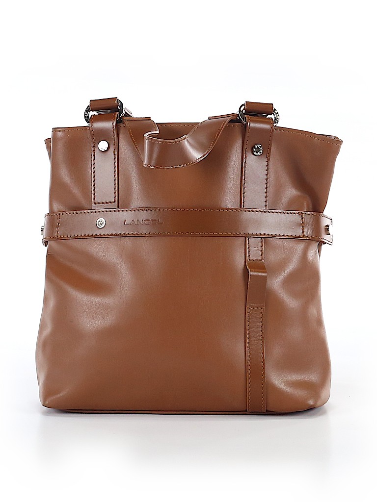 Lancel Solid Brown Tote One Size - 91% off | thredUP