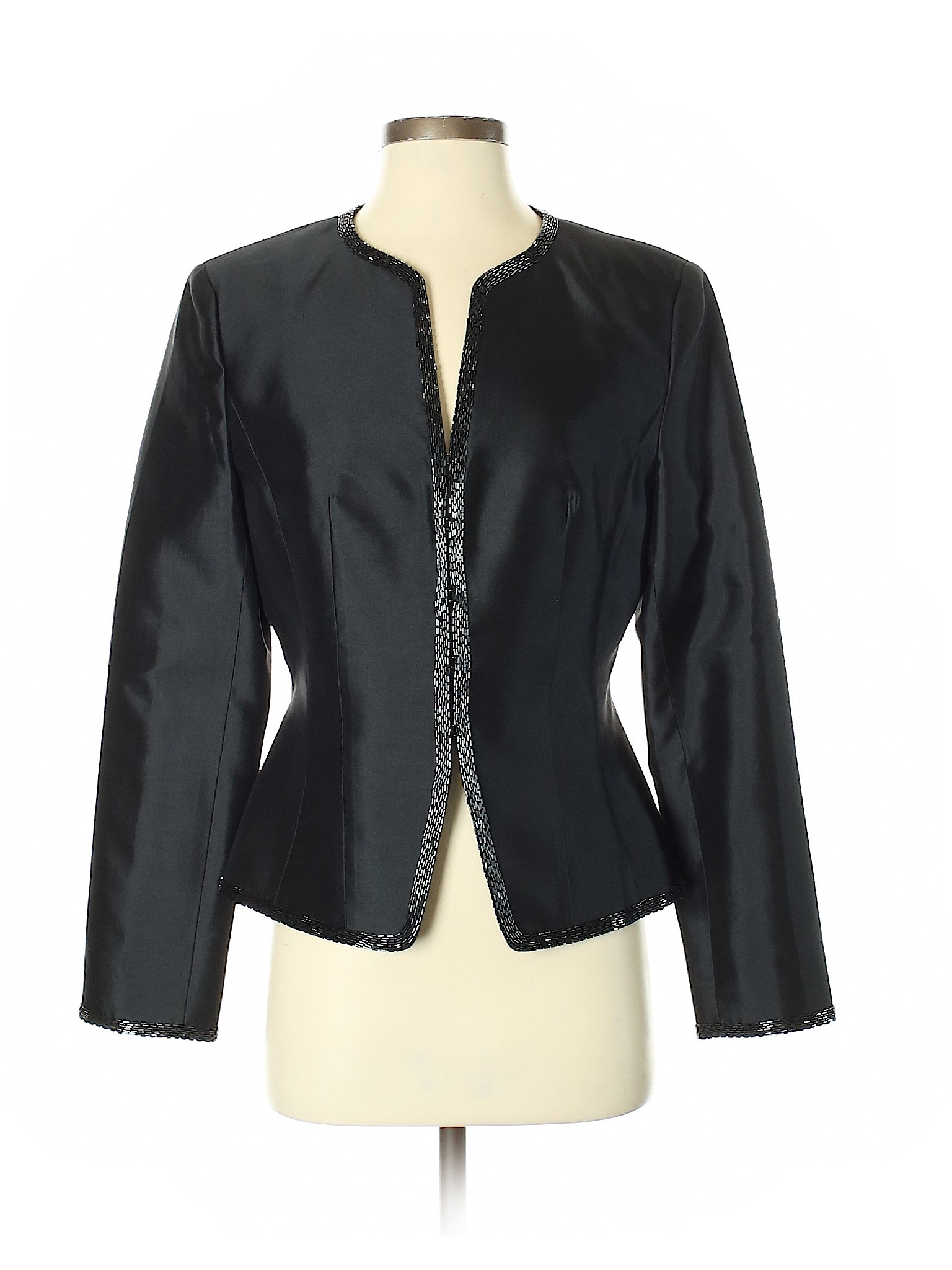Barrie Pace Solid Black Jacket Size 4 - 96% off | thredUP