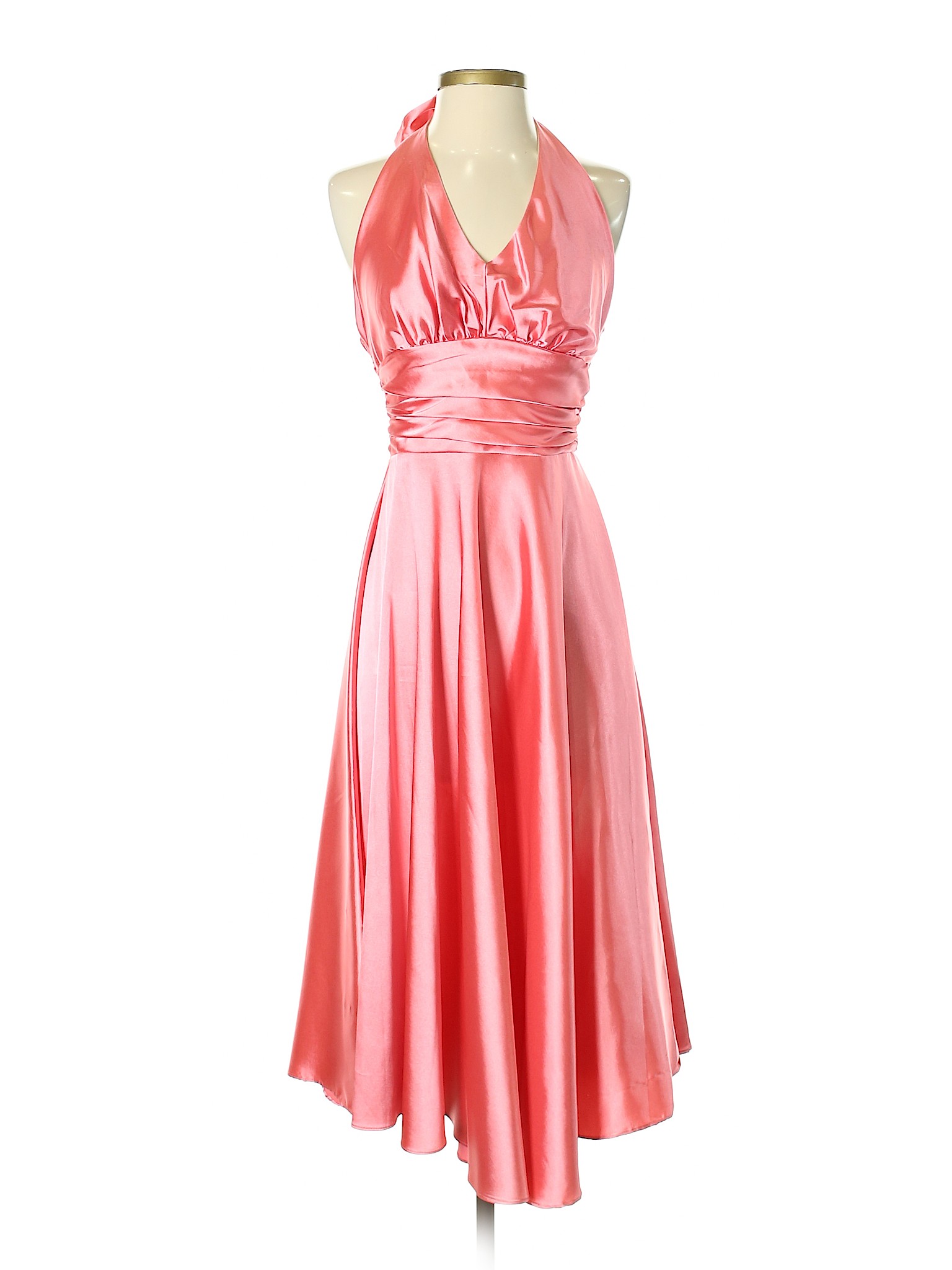 Sugar Solid Pink Cocktail Dress Size S 80 Off Thredup