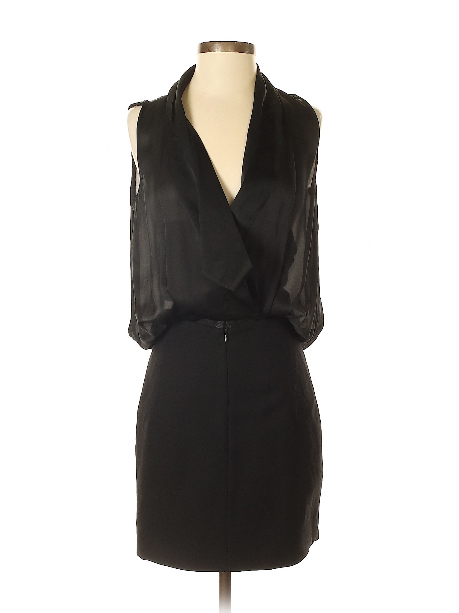Alexander Wang Solid Black Casual Dress Size 2 92 Off Thredup