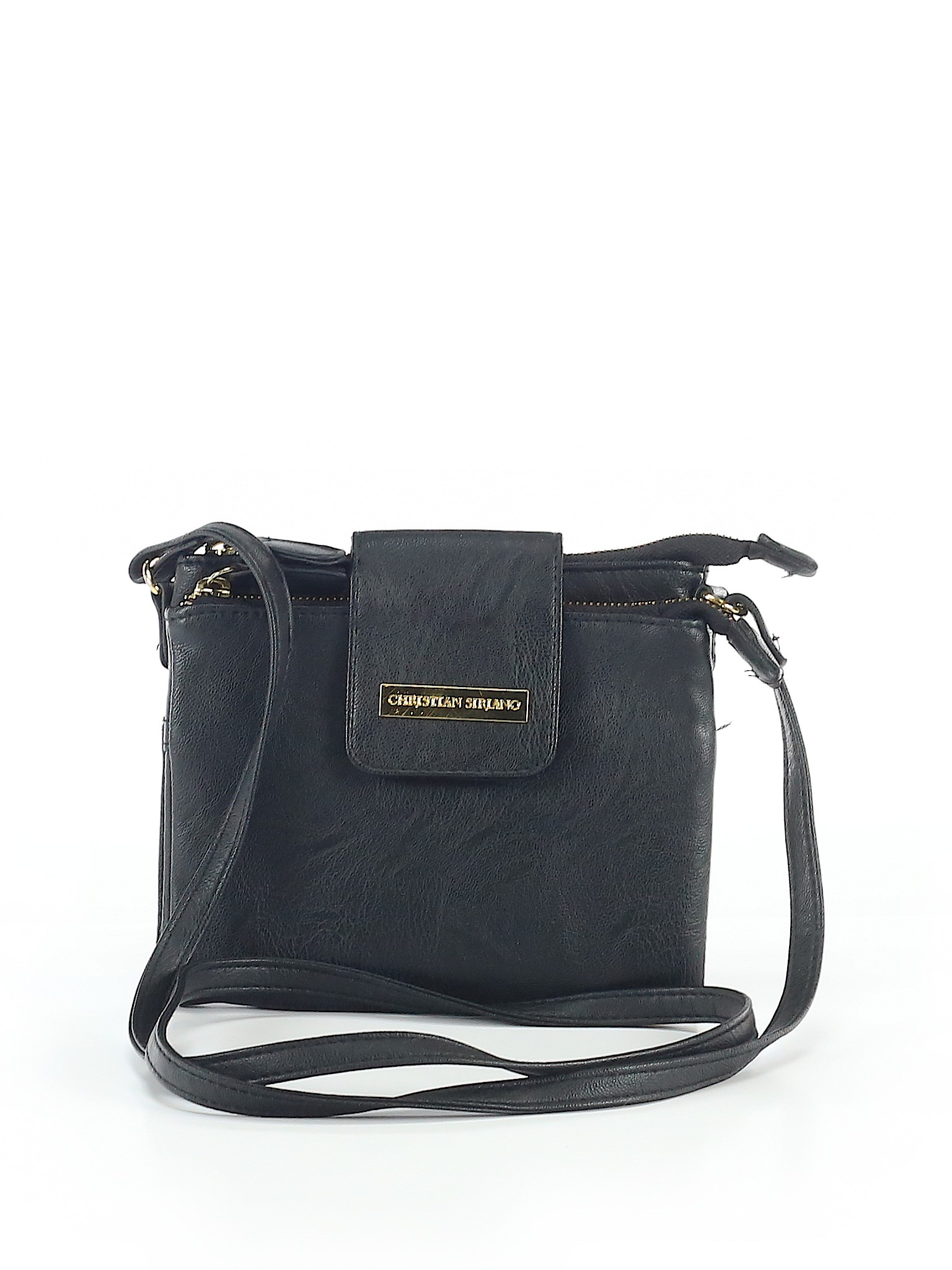 Christian Siriano for Payless Solid Black Crossbody Bag One Size - 77% ...
