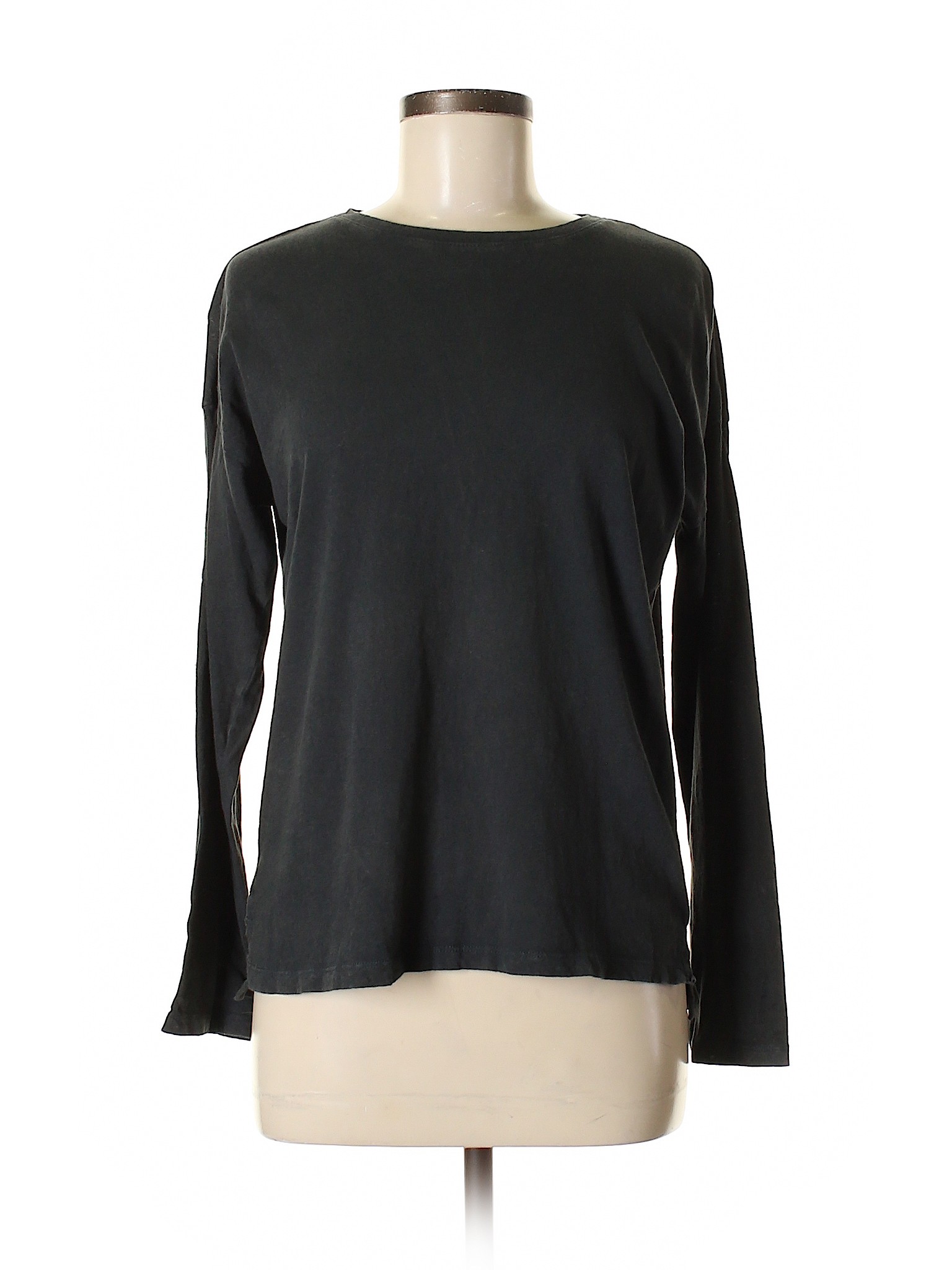 Universal Thread Color Block Solid Gray Long Sleeve T-Shirt Size M - 7% ...