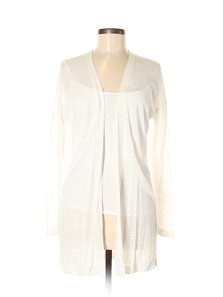 Uniqlo Solid Ivory Cardigan Size M - 56% off | thredUP