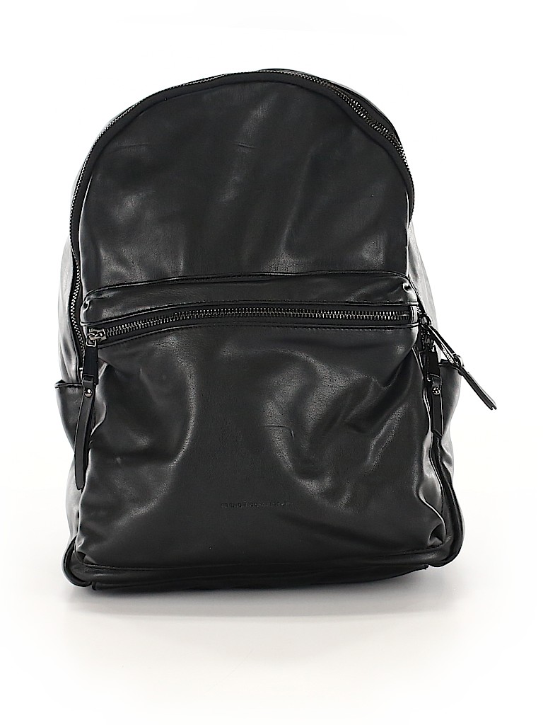 French Connection Solid Black Backpack One Size - 30% off | thredUP