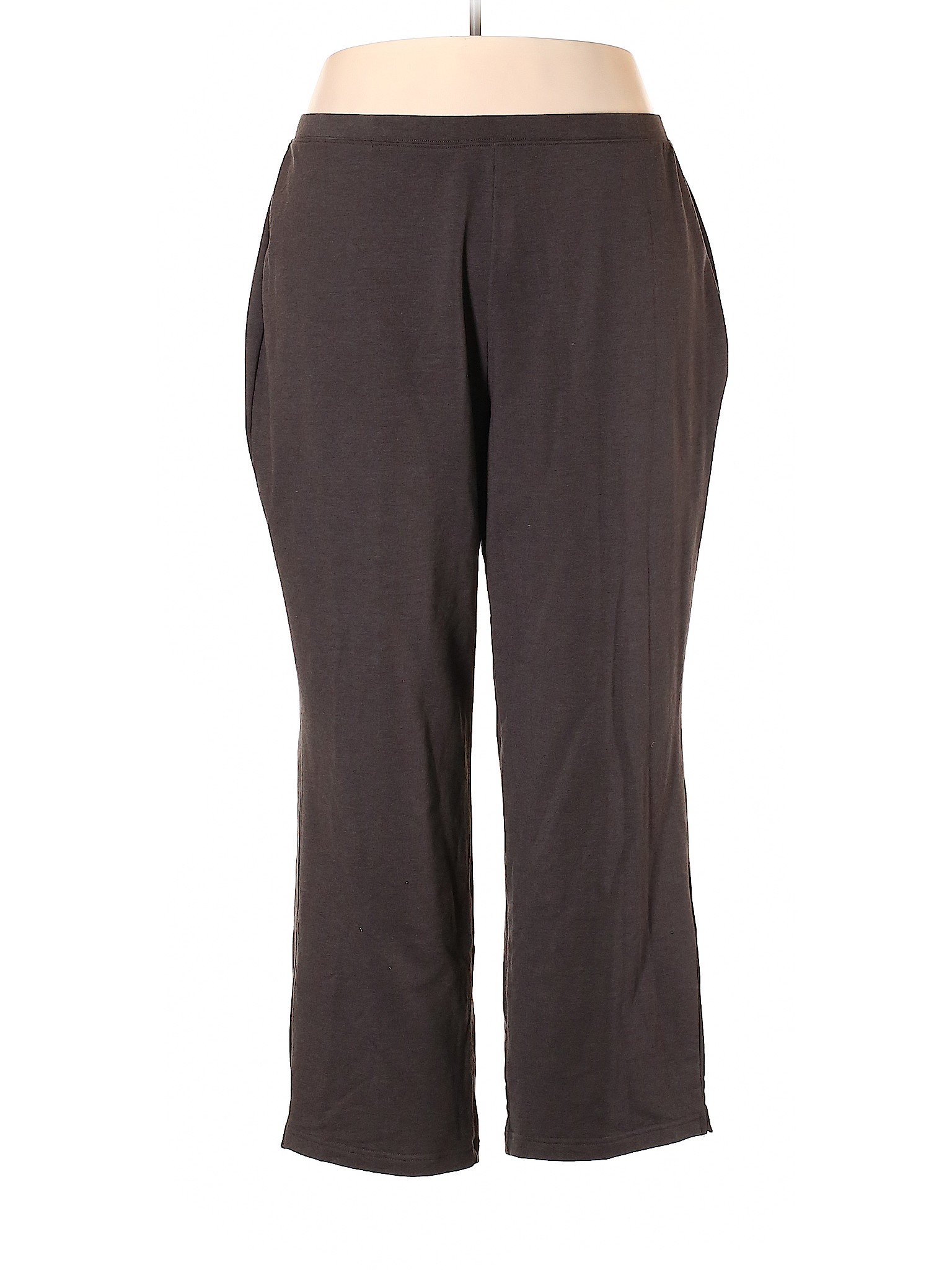 Fashion Bug Solid Gray Casual Pants Size 26 28 Plus 66 Off Thredup