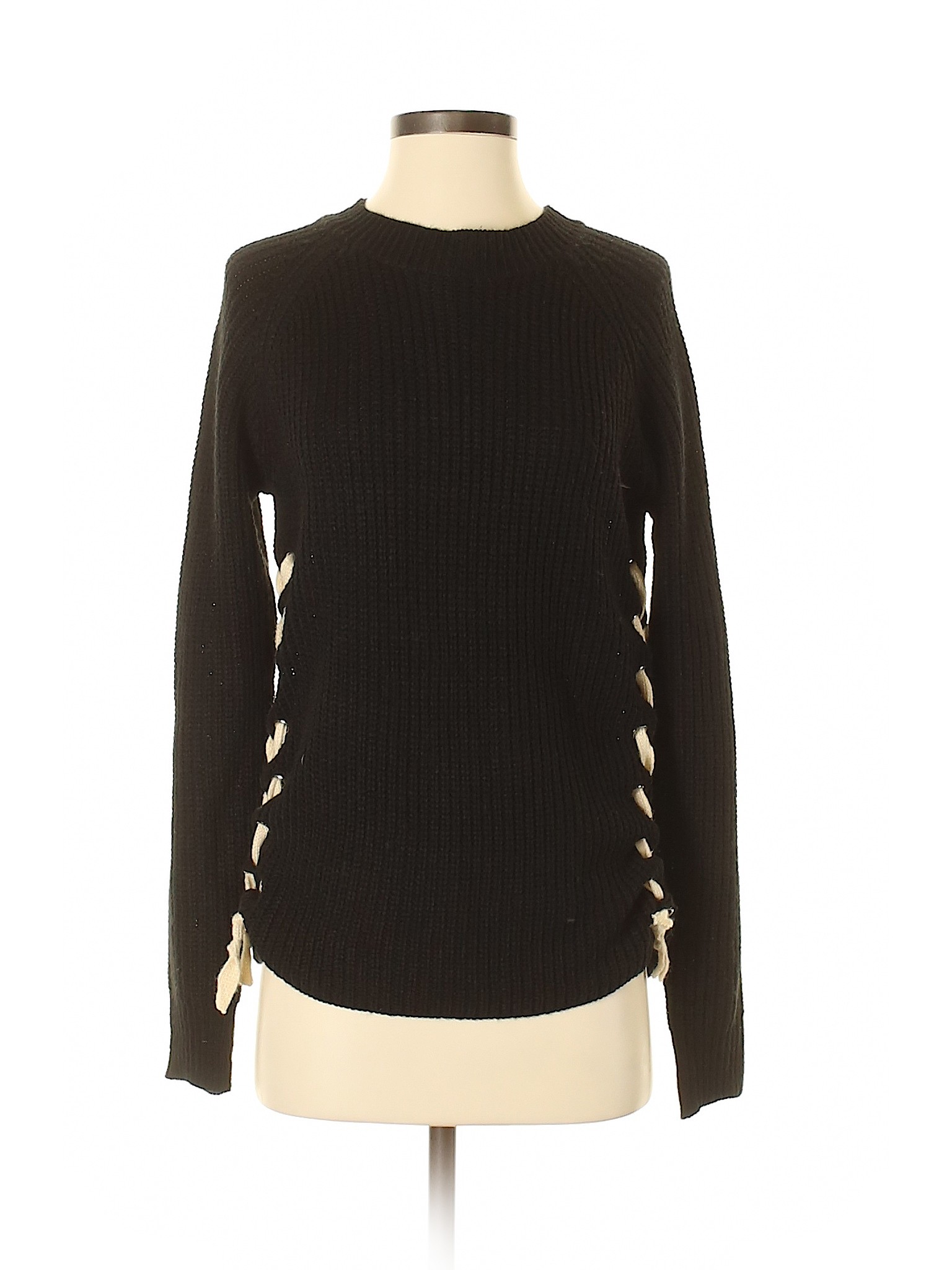 Inoah Solid Black Pullover Sweater Size S 91 Off Thredup