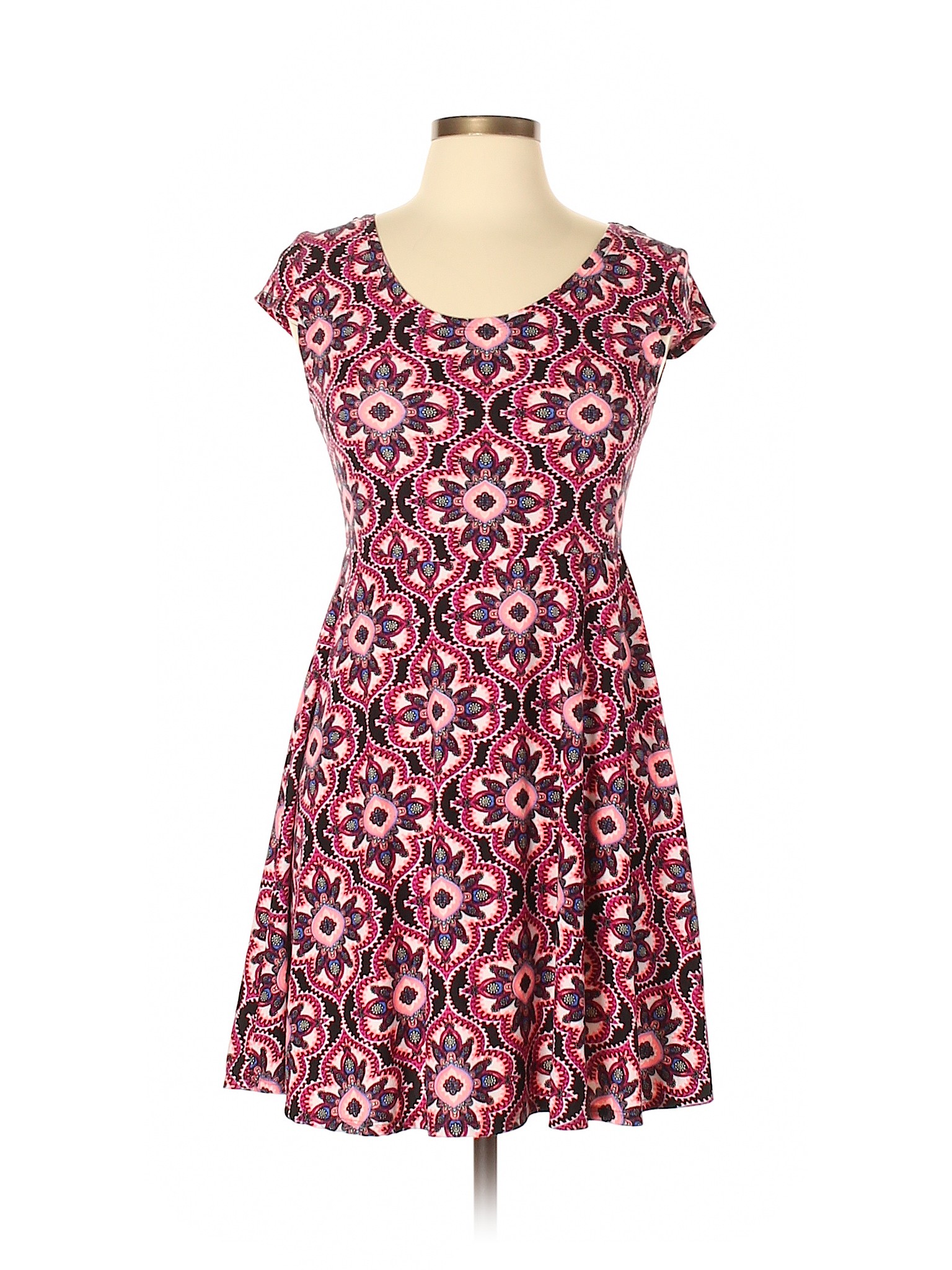 Derek Heart Women Pink Casual Dress Lg | eBay
