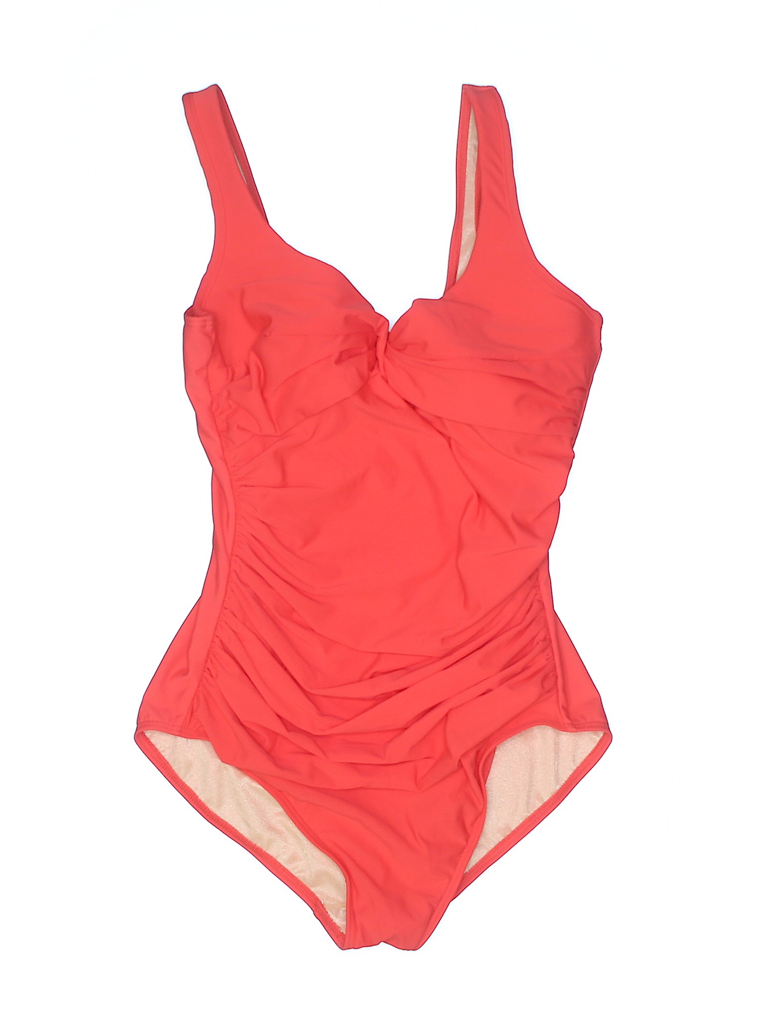 Talbots Solid Red One Piece Swimsuit Size 12 - 74% off | thredUP