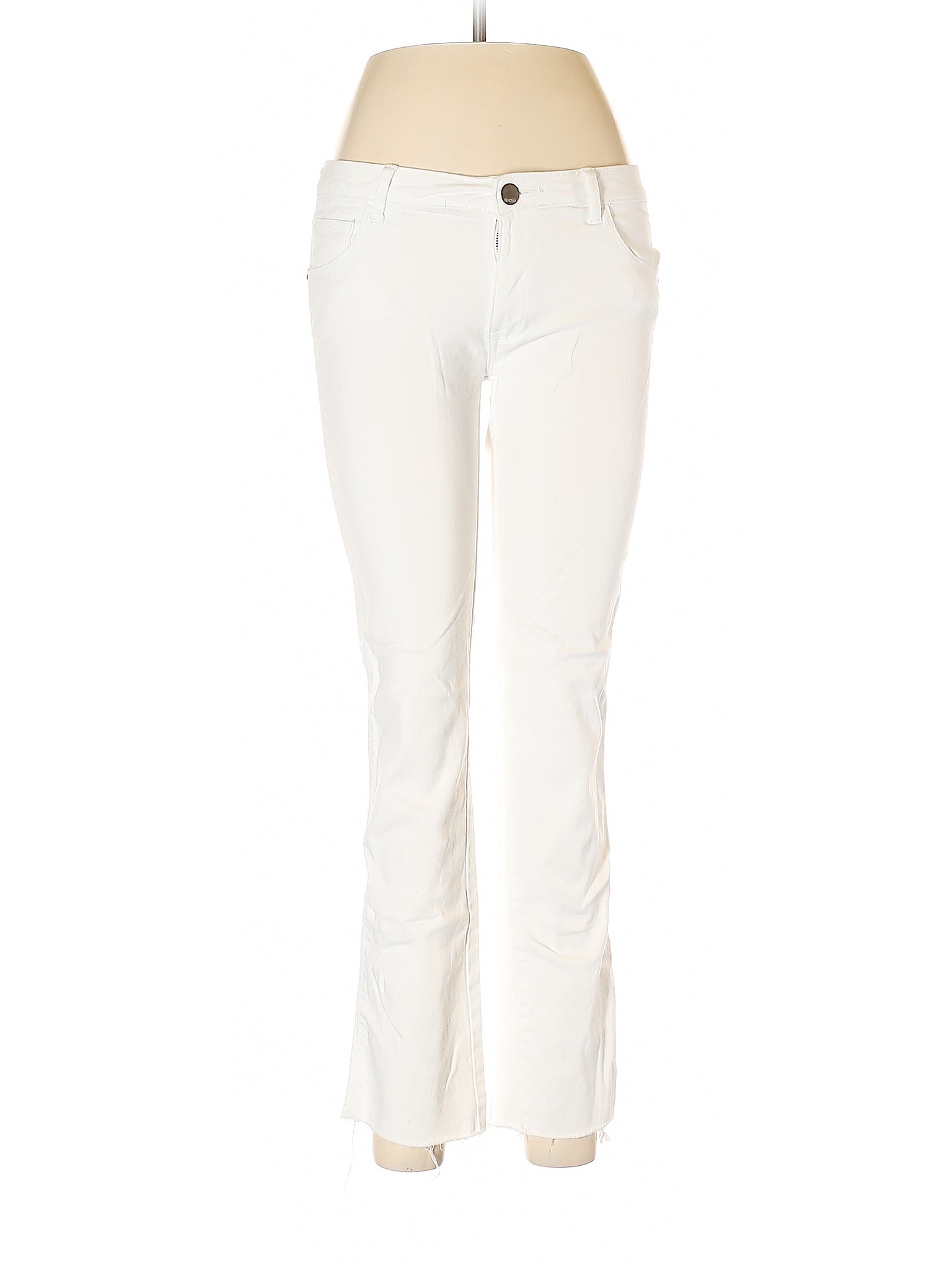 Generra Solid White Jeans Size 5 - 94% off | thredUP