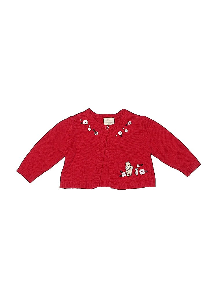 Disney 100% Cotton Red Cardigan Size 6 mo - 70% off | thredUP