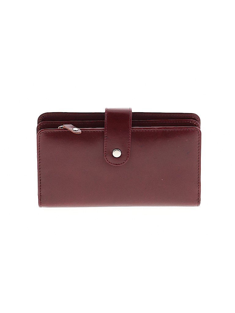 Assorted Brands Solid Red Brown Wallet One Size - 80% off | thredUP