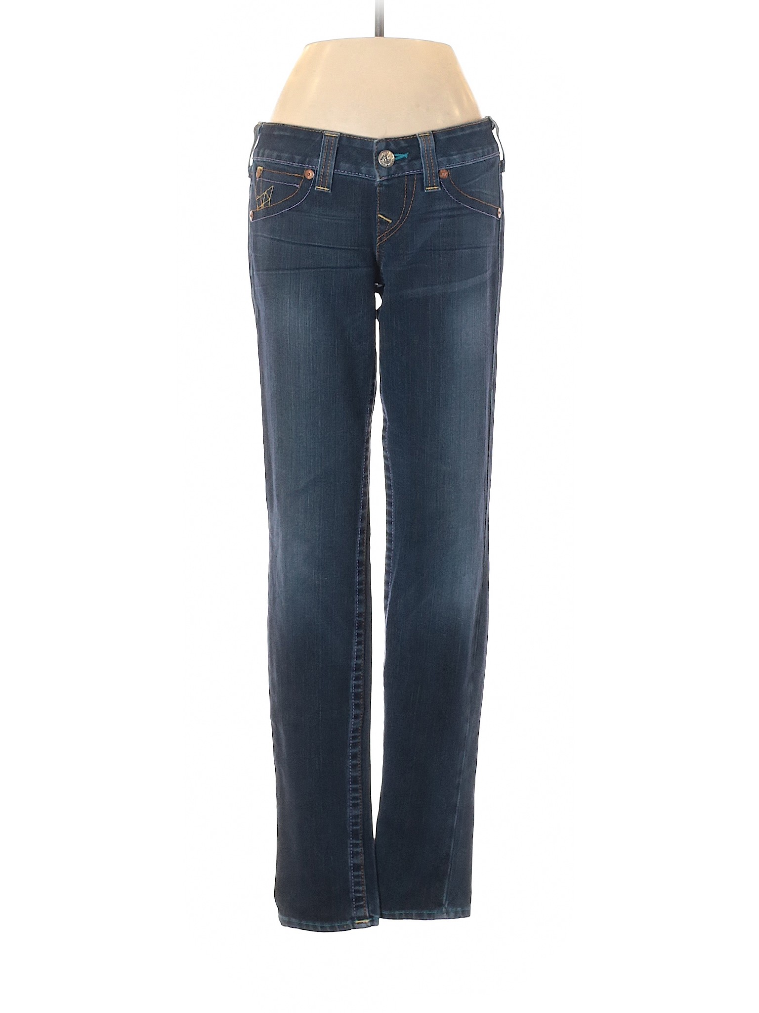 True Religion Solid Blue Jeans 27 Waist - 89% off | thredUP