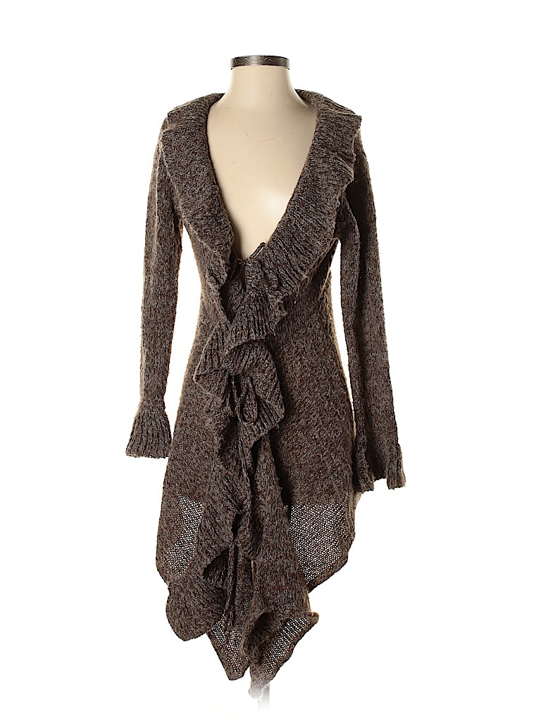 Moon River Brown Gray Cardigan Size S - 92% off | thredUP