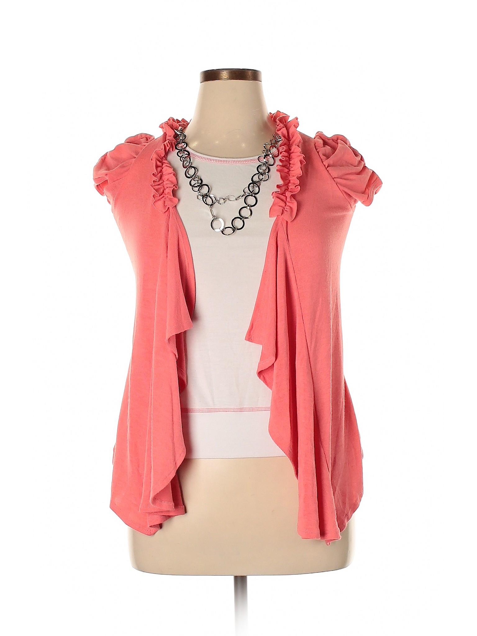 Candies Solid Pink Short Sleeve Top Size Xl 79 Off Thredup