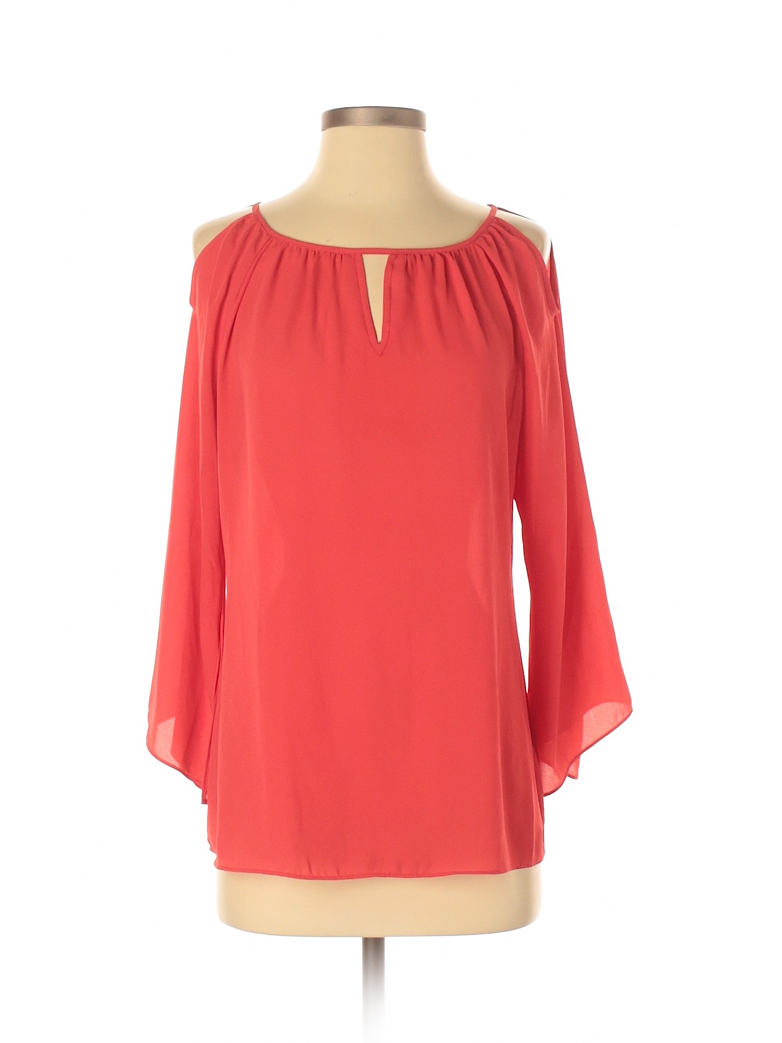 Sioni Women Red 3/4 Sleeve Blouse S | eBay