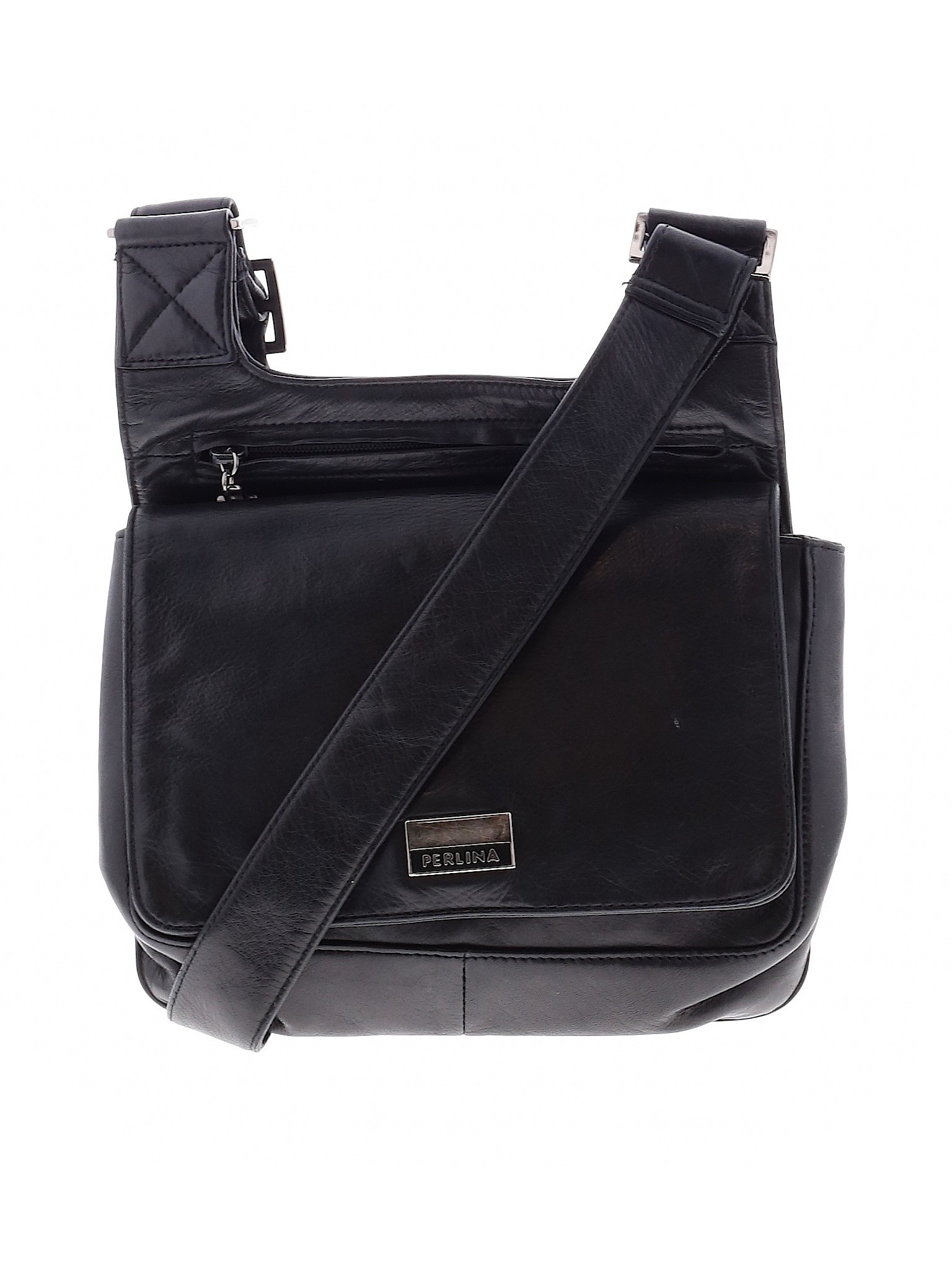 Perlina Solid Black Crossbody Bag One Size - 79% off | thredUP