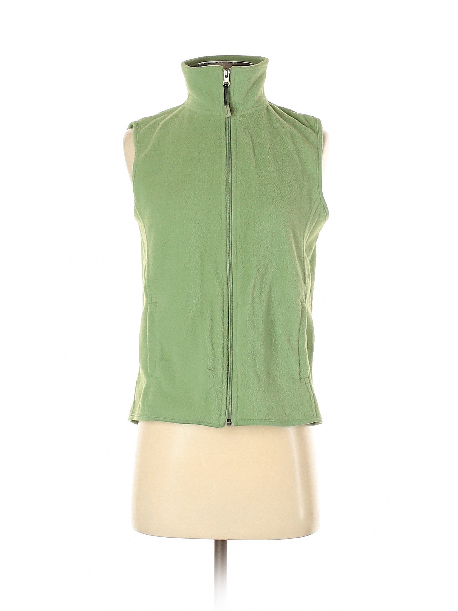 Baxter & Wells 100% Polyester Solid Green Vest Size S - 87% off | thredUP