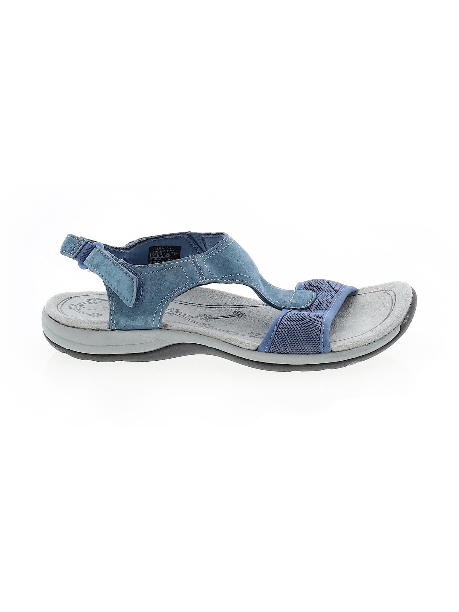 Easy Spirit Solid Blue Sandals Size 8 - 88% off | thredUP