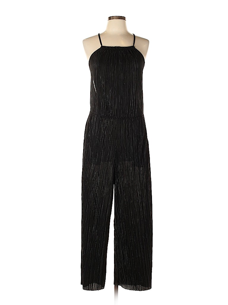 Divided by H&M 100% Polyester Solid Black Jumpsuit Size 12 - 75% off ...