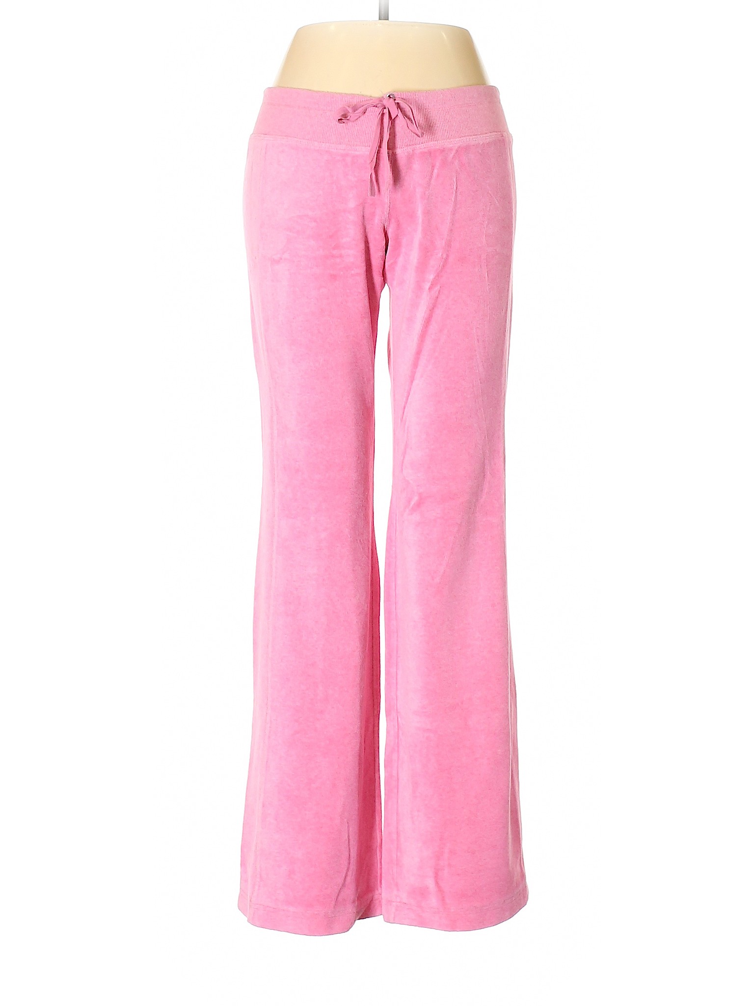 Unbranded 100% Polyester Solid Pink Fleece Pants Size S - 69% off | thredUP