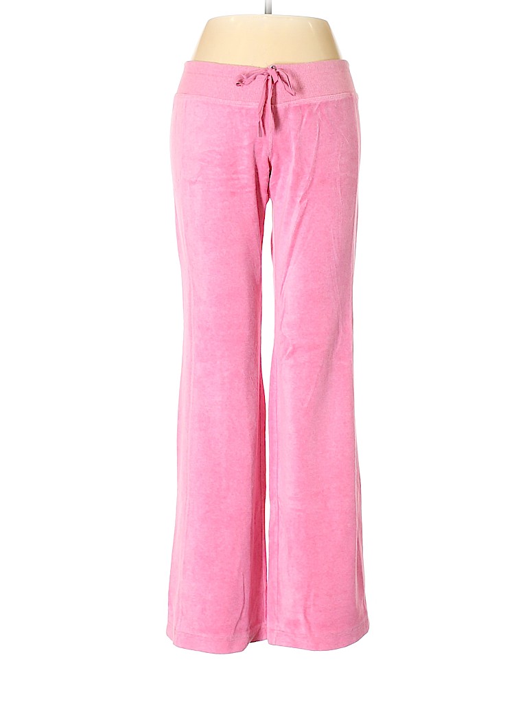 Unbranded 100% Polyester Solid Pink Fleece Pants Size S - 69% off | thredUP