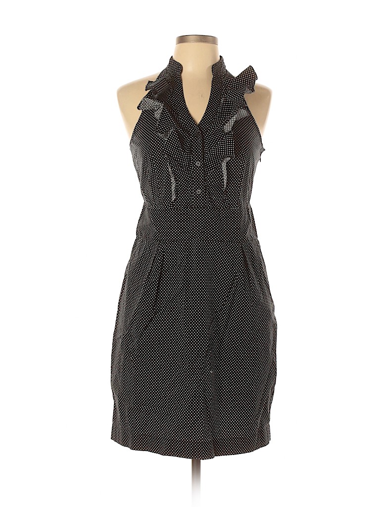 Express Design Studio Polka Dots Black Casual Dress Size 12 - 85% off ...