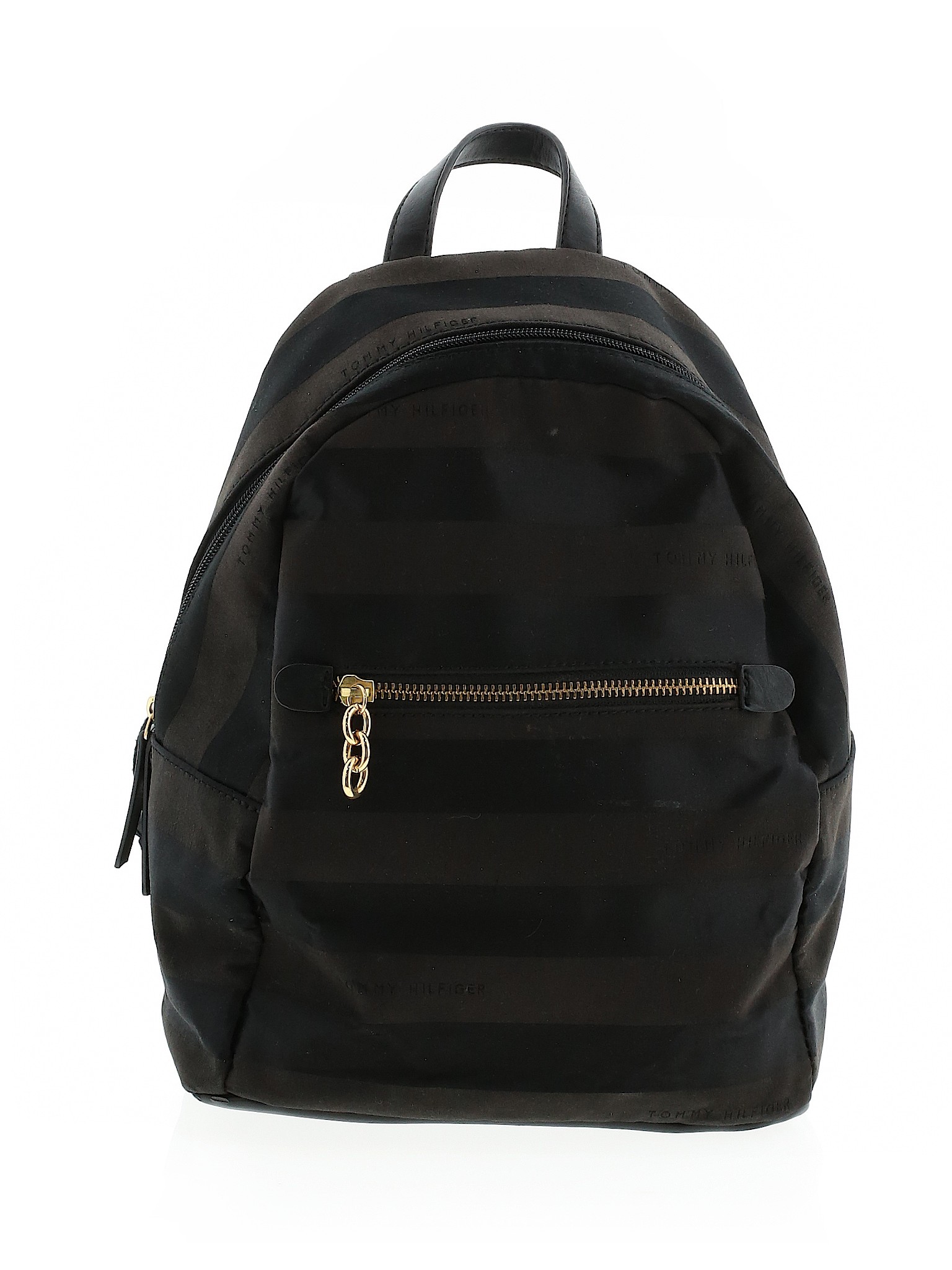Tommy Hilfiger Solid Black Backpack One Size - 75% off | thredUP