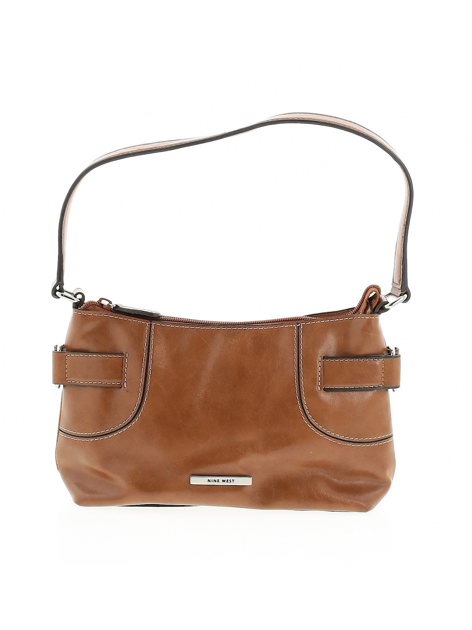 Nine West Solid Brown Shoulder Bag One Size - 93% off | thredUP