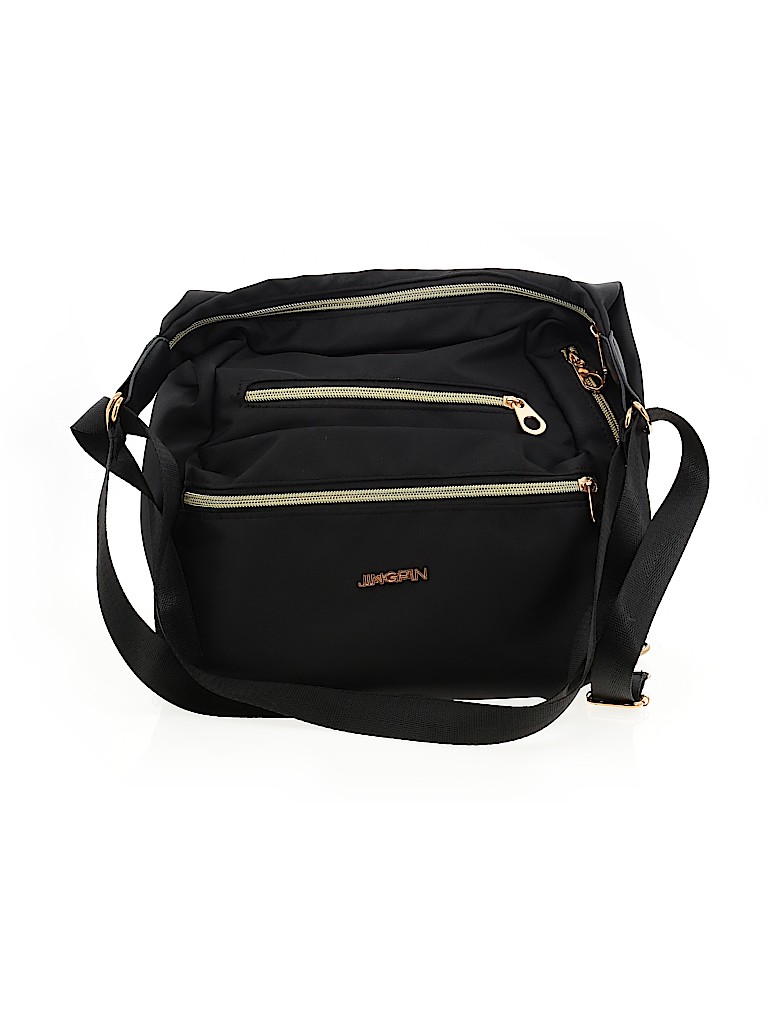 Jingpin Solid Black Shoulder Bag One Size - 73% off | thredUP