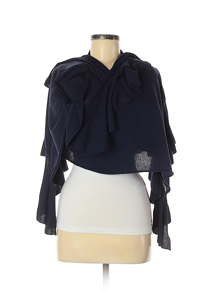 Magaschoni 100% Cotton Solid Blue Wrap One Size - 78% off | thredUP