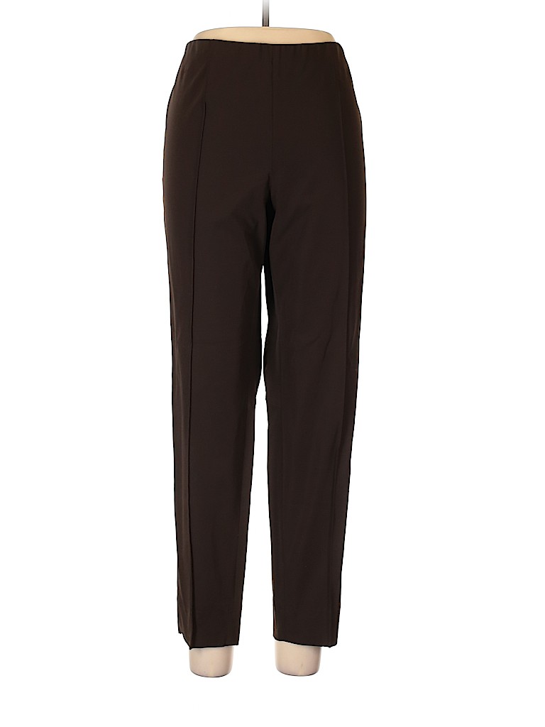 Basler Solid Brown Dress Pants Size 44 (EU) - 96% off | thredUP