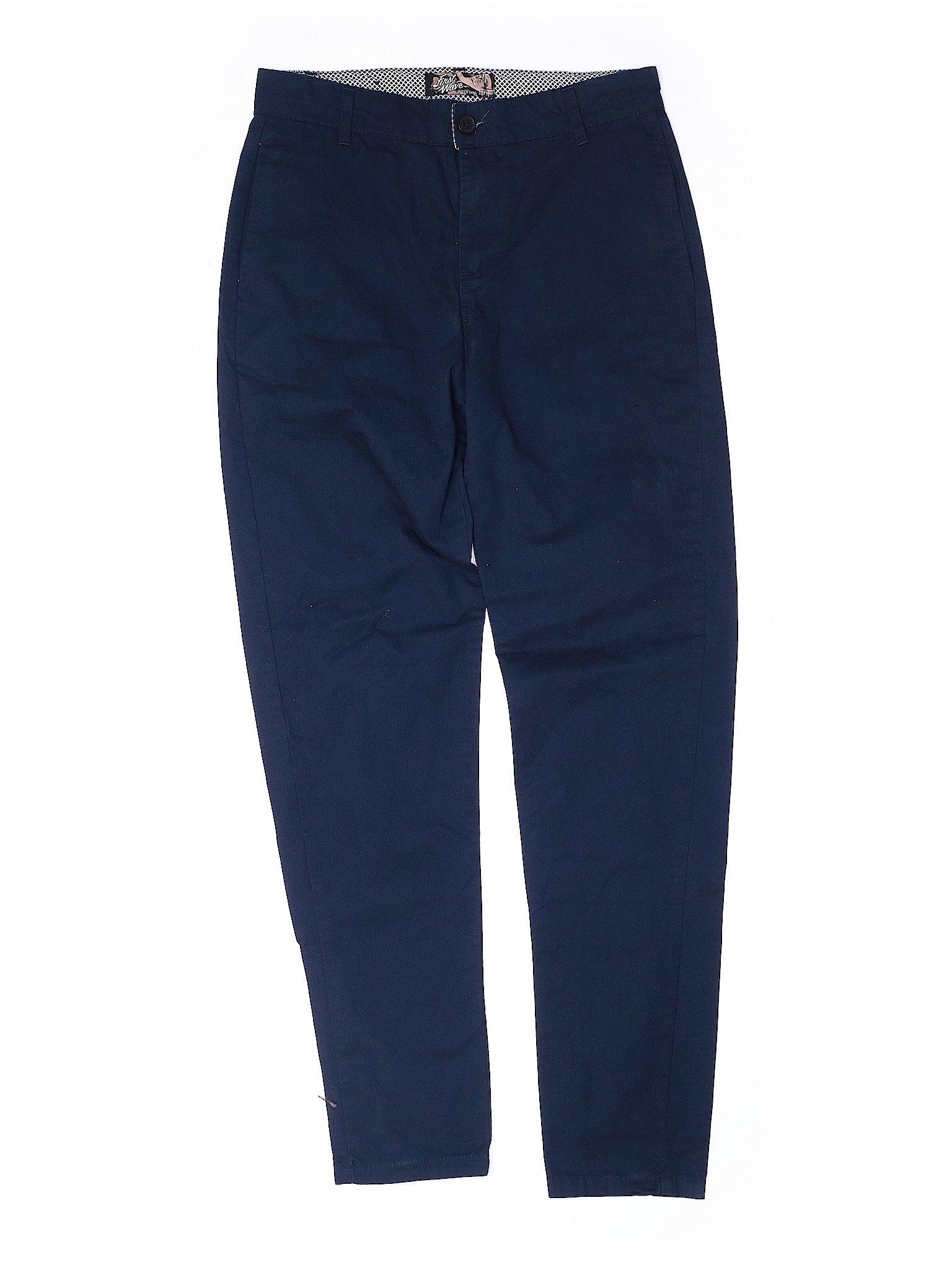 First Wave 100% Cotton Solid Blue Khakis Size 10 - 12 - 70% off | thredUP