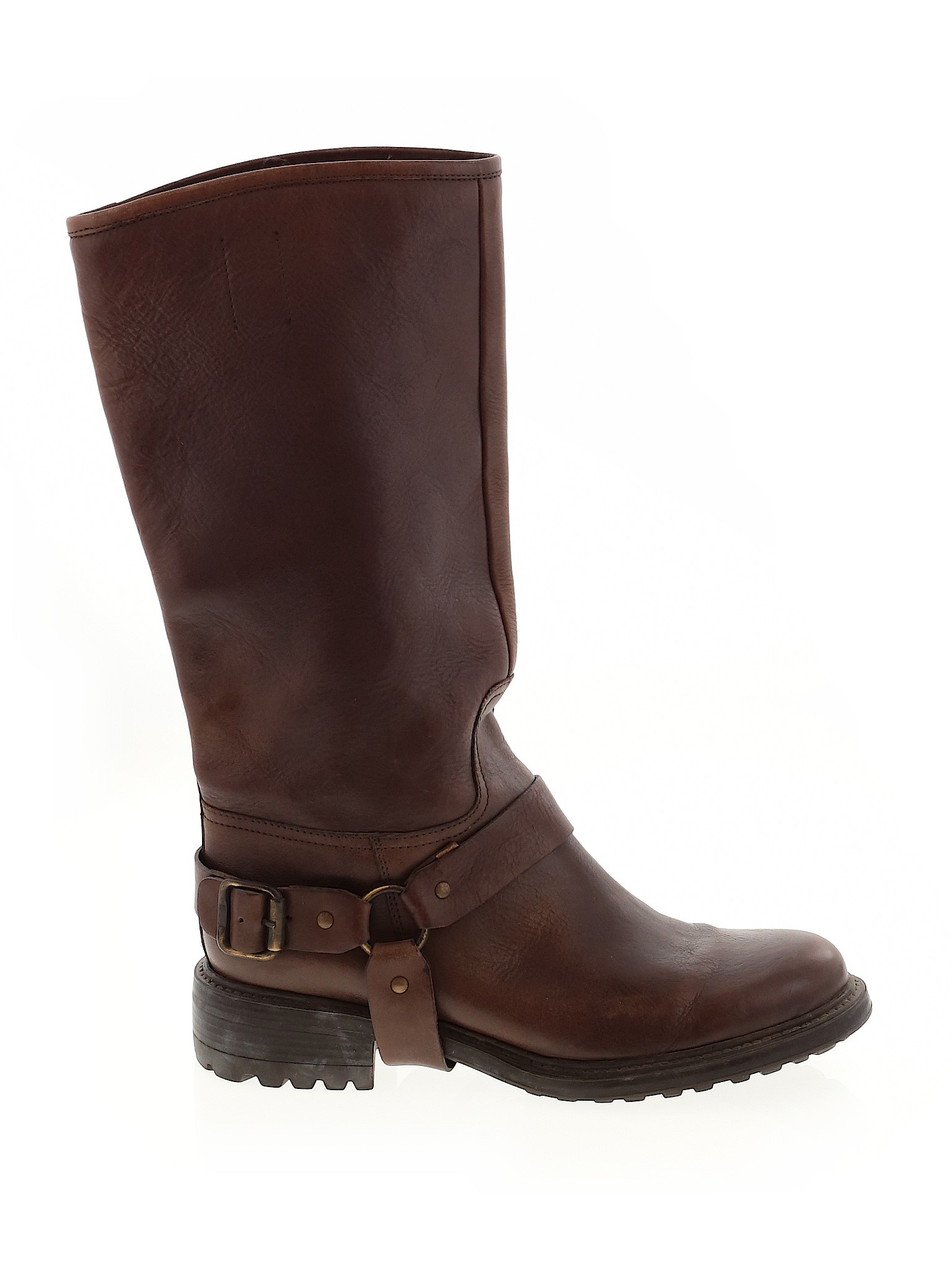 BOEMOS Solid Brown Boots Size 40 (EU) - 71% off | thredUP