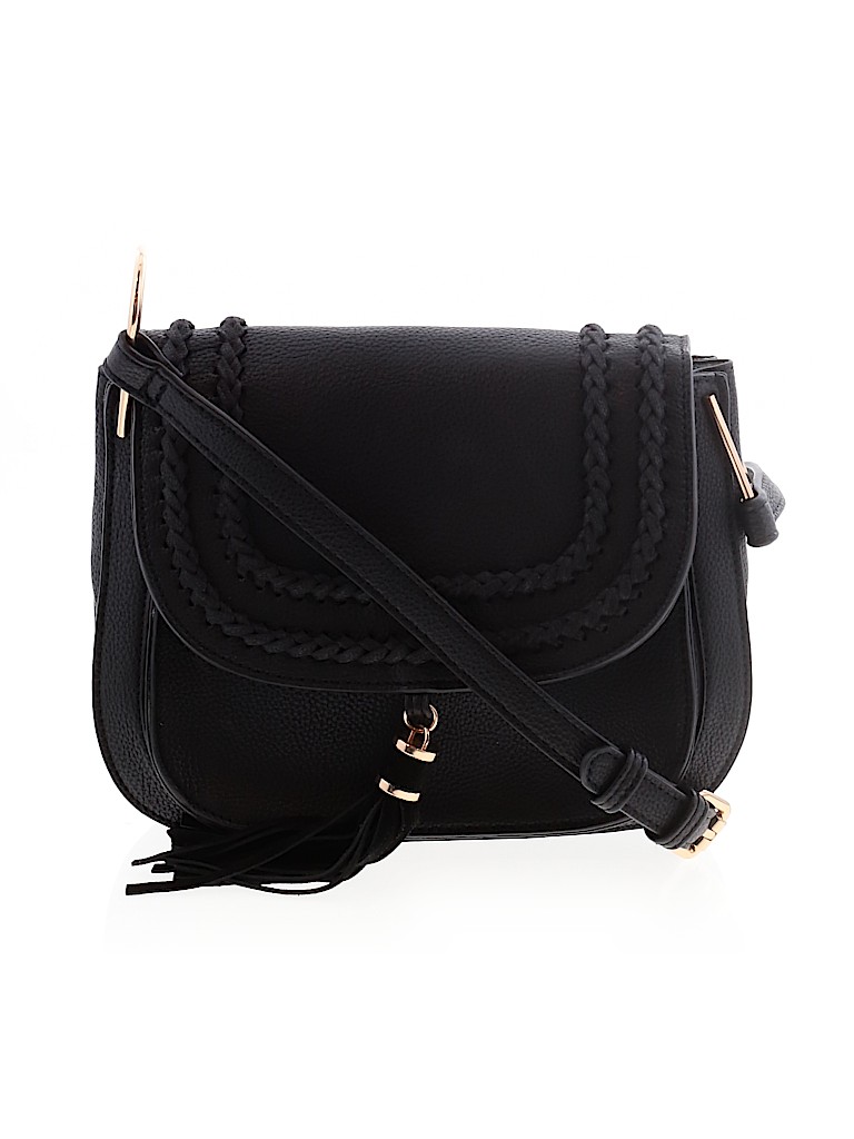 Moda Luxe Solid Black Crossbody Bag One Size - 50% off | thredUP