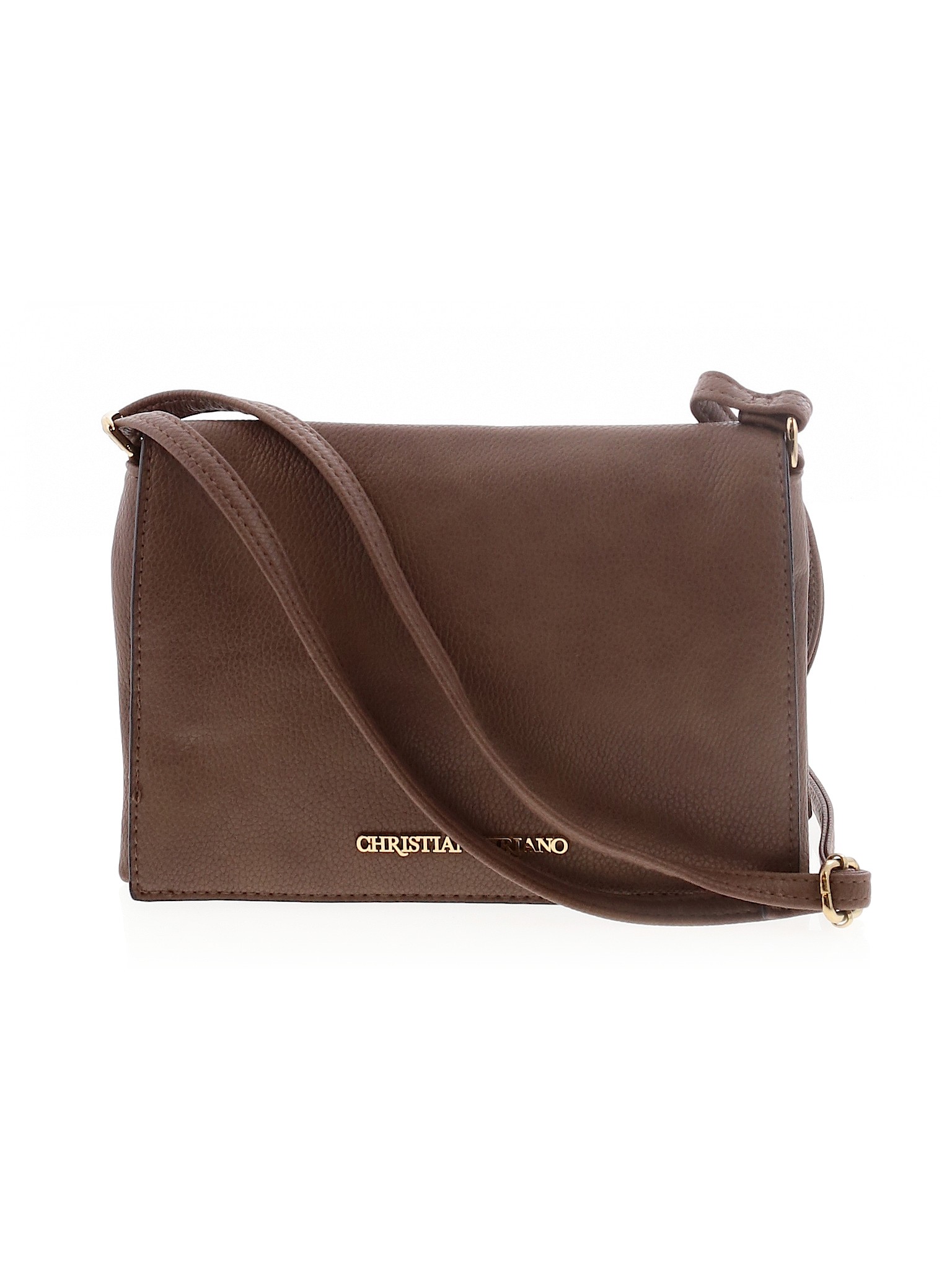 Christian Siriano for Payless Graphic Solid Brown Crossbody Bag One ...