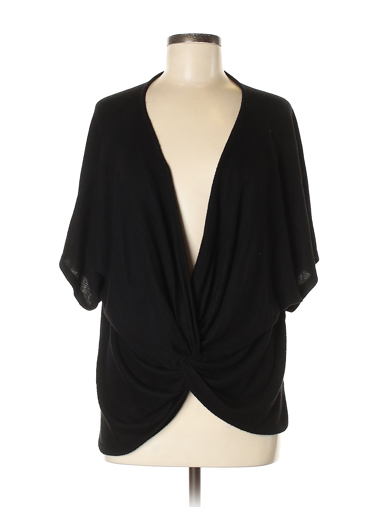 Assorted Brands Solid Black Short Sleeve Top Size M 75 Off Thredup