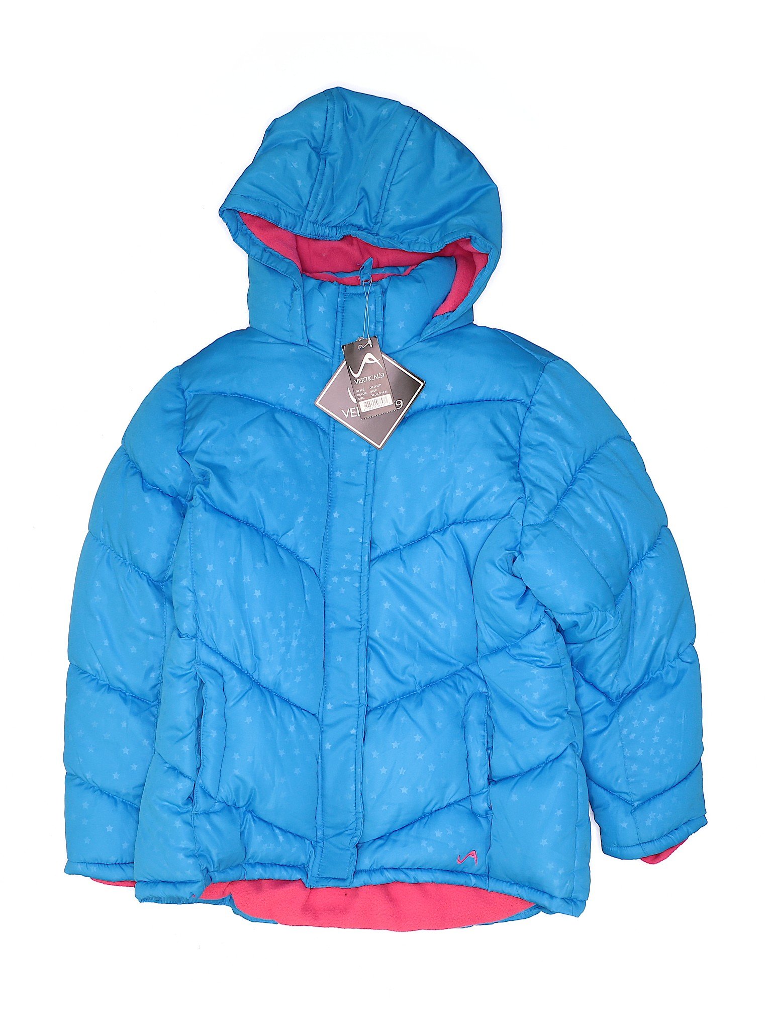 Vertical'9 100% Polyester Blue Snow Jacket Size X-Large (Youth) - 75% off | thredUP