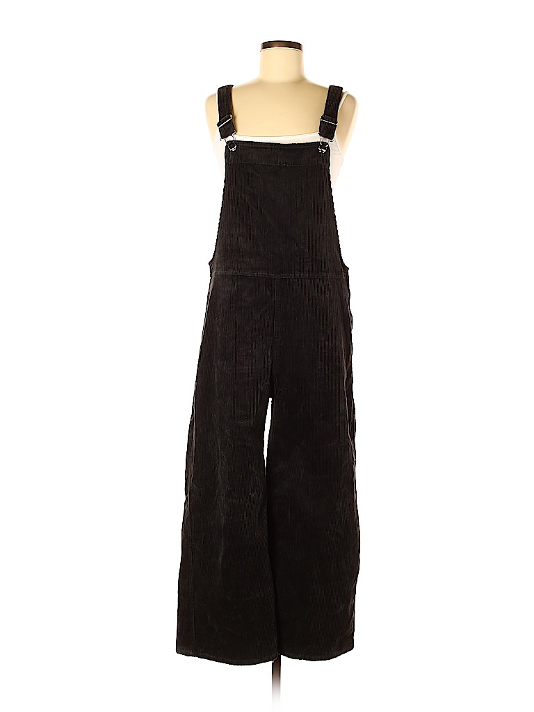 Monki Solid Black Gray Overalls Size 40 (EU) - 54% off | thredUP