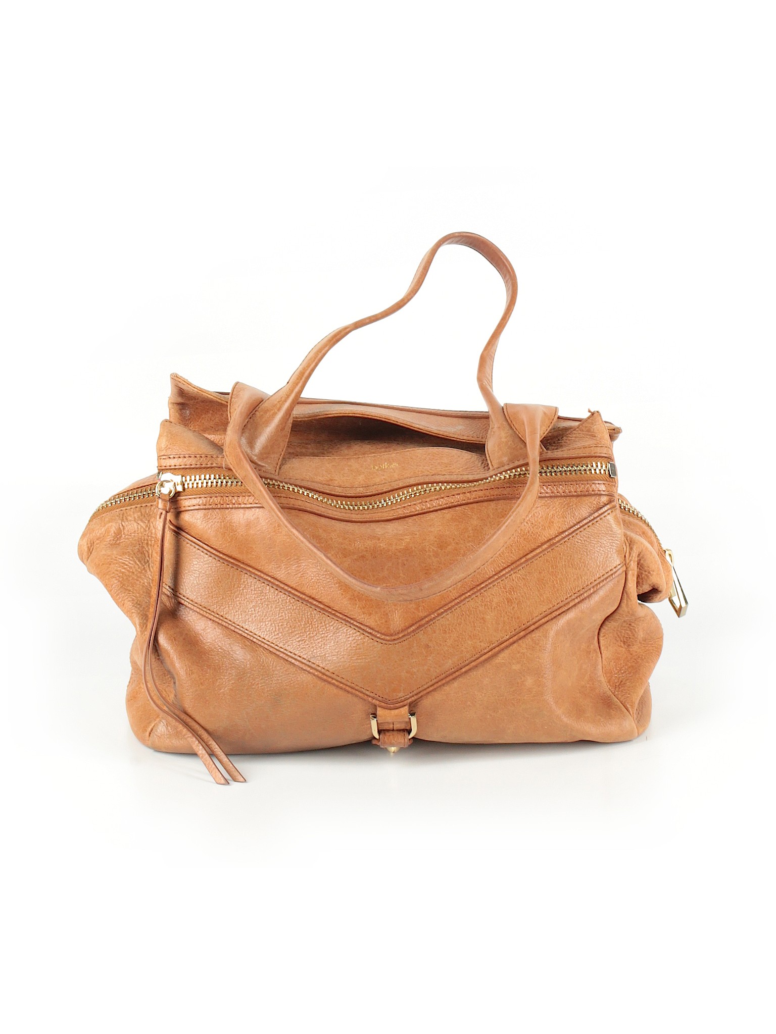 Botkier 100% Leather Solid Tan Brown Leather Shoulder Bag One Size - 79 ...