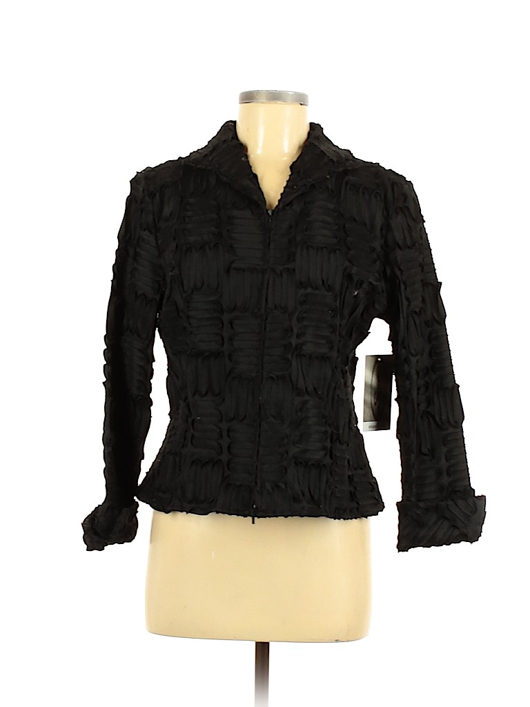 Samuel Dong Solid Black Jacket Size M - 95% off | thredUP