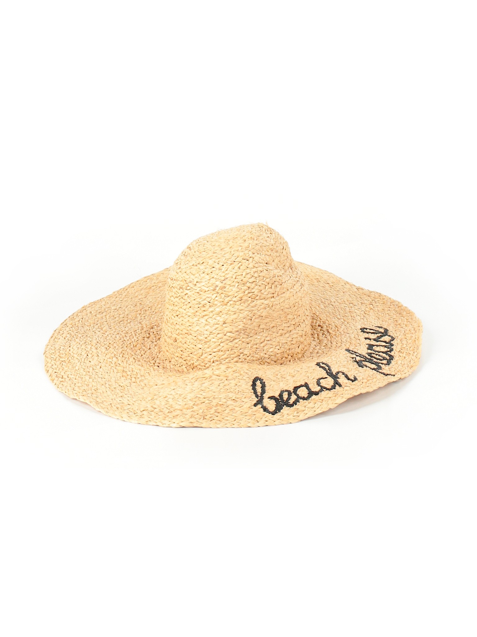 Hat Attack 100% Raffia Graphic Tan Sun Hat One Size - 68% off | thredUP