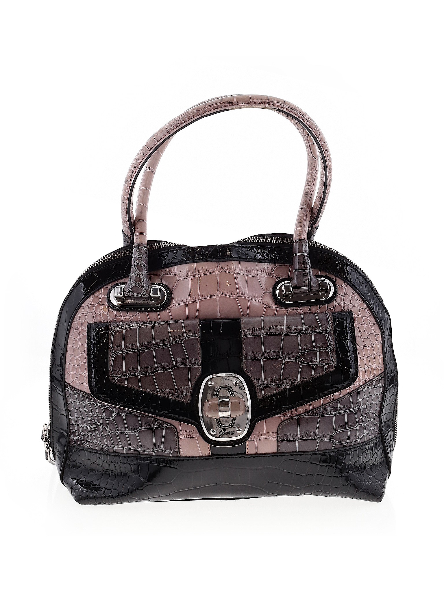 Guess Color Block Solid Tan Shoulder Bag One Size - 83% off | thredUP