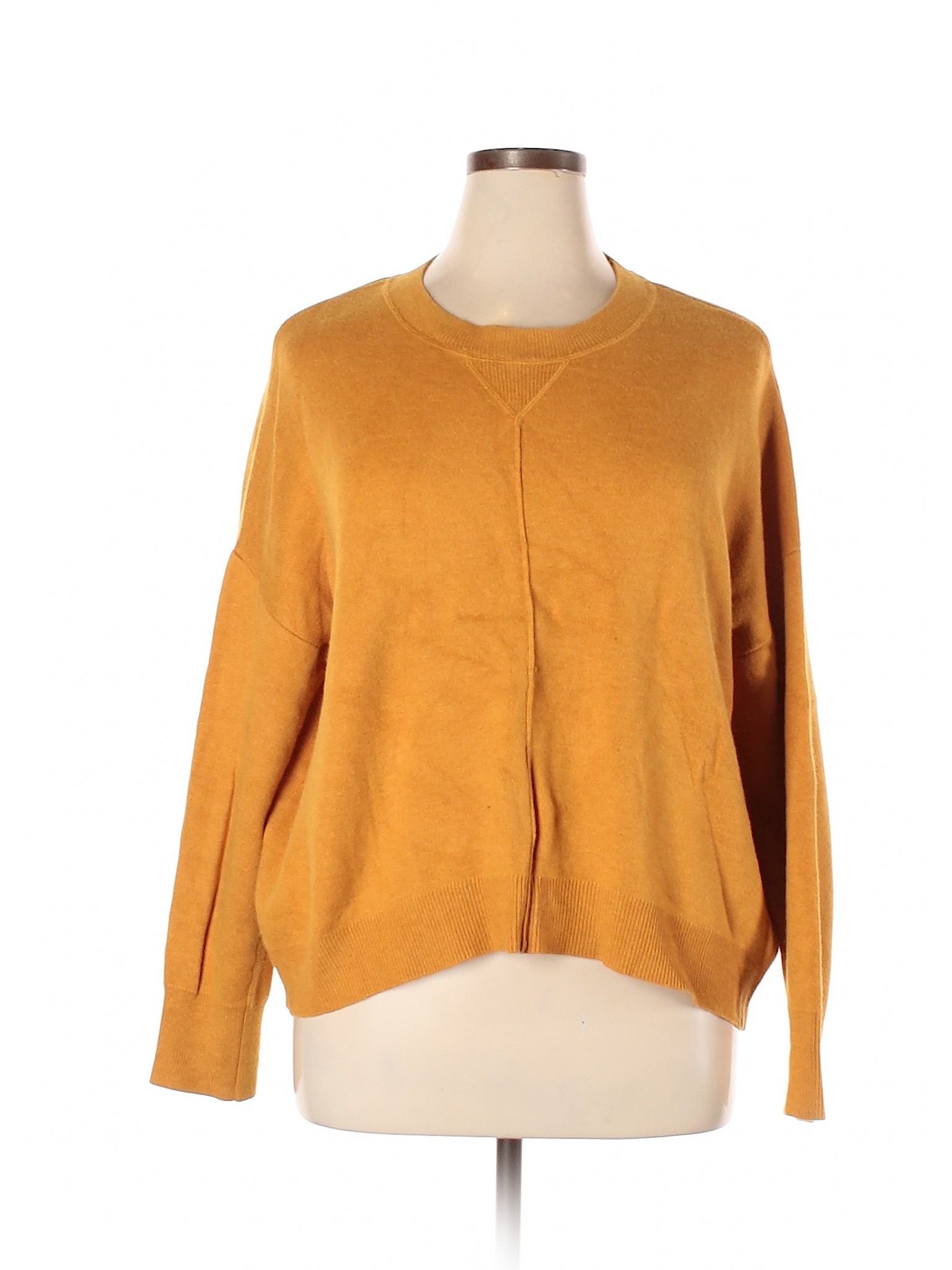 Universal Thread Solid Yellow Pullover Sweater Size XL - 56% off | thredUP