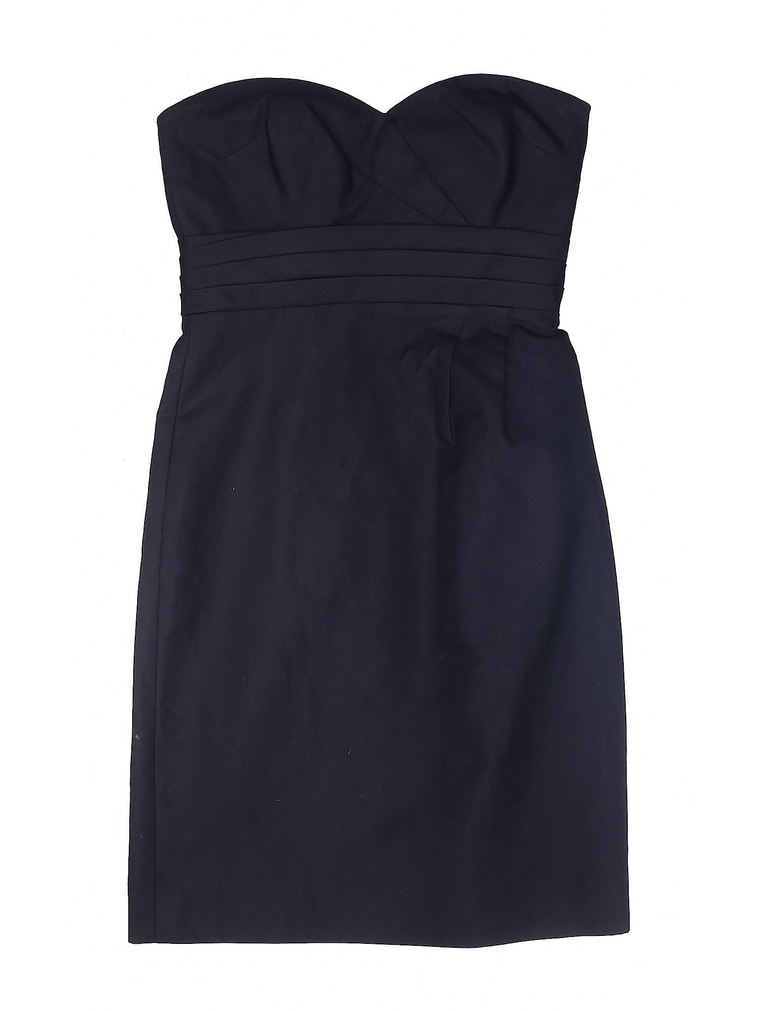 J Crew 100 Cotton Solid Black Blue Cocktail Dress Size 0 81 Off