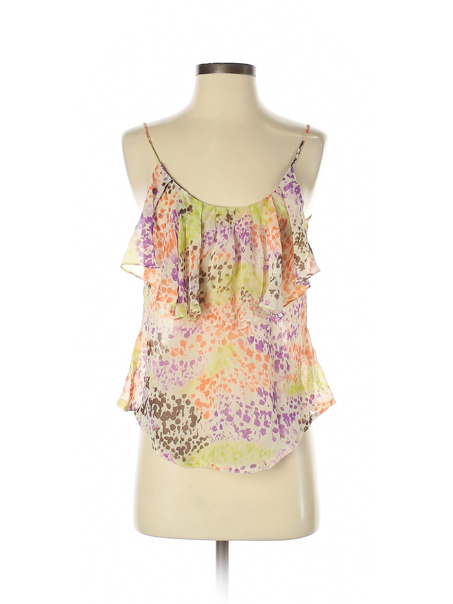 Exclusive for Intermix Women Yellow Sleeveless Silk Top S | eBay