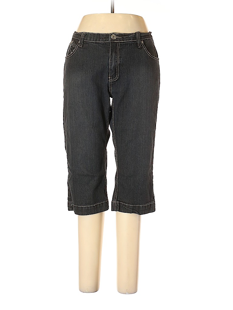 DKIN Solid Gray Jeans Size 16 - 54% off | thredUP