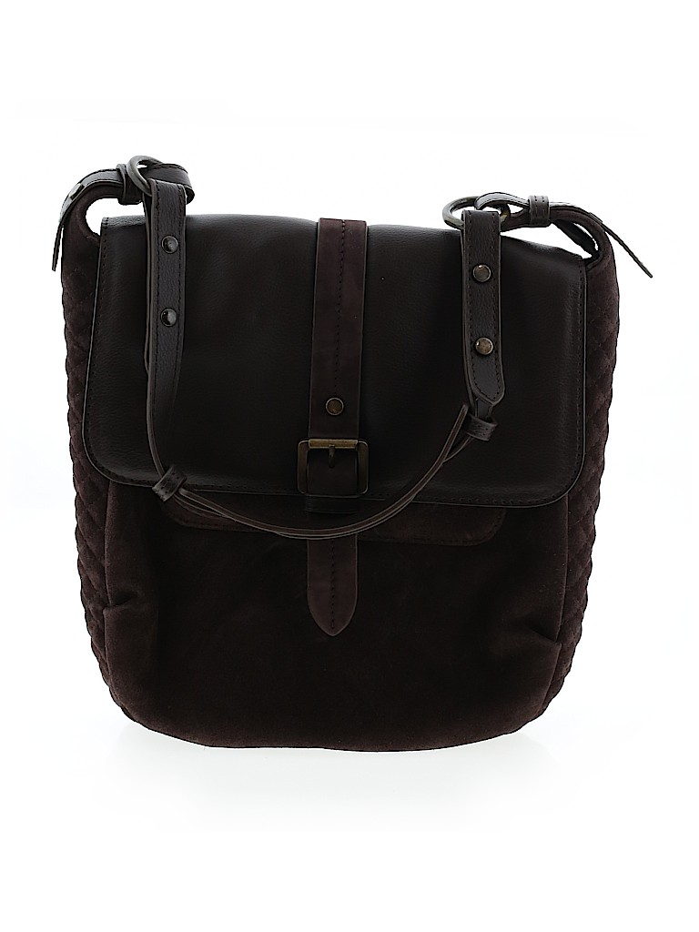 Hotter 100% Leather Solid Brown Leather Shoulder Bag One Size - 88% off ...